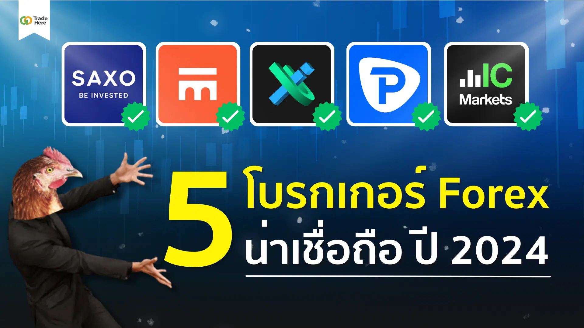 แนะนำ 5 โบรกเกอร์ Forex ที่น่าเชื่อถือ 2024 - Brokers Ranking